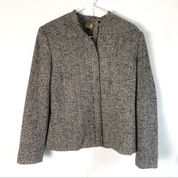 Caslon | Jackets & Coats | Caslon Wool Blend Chevron Knit Coat | Poshmark
